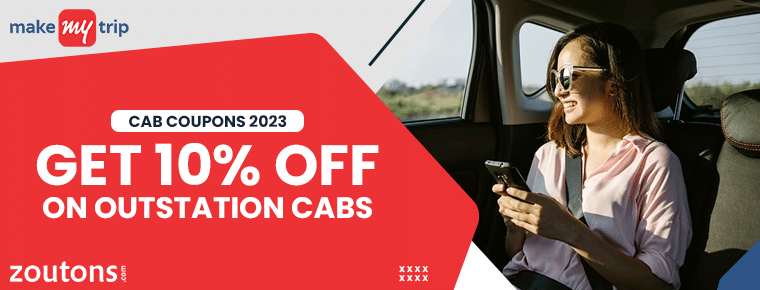 MakeMyTrip Cab Coupons (June 2023): Get 10% Off On Outstation Cabs