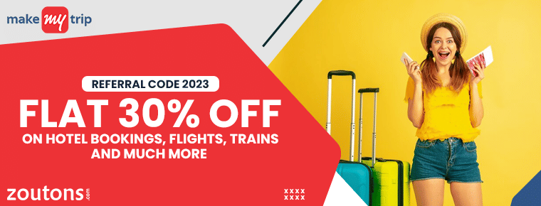 MakeMyTrip Referral Code | May 2023 | Get Flat 30% Off On Hotel ...