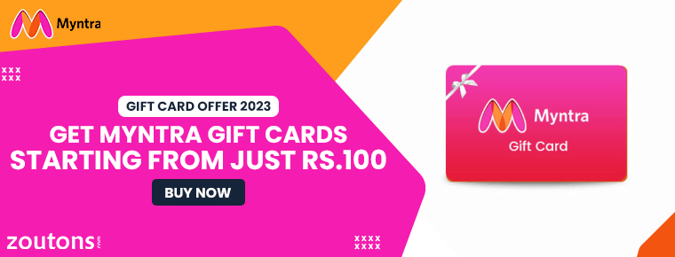 Myntra Gift Card Offer (June 2023): Get Myntra Gift Cards Starting From ...