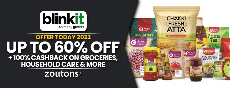 Blinkit Promo Codes & Coupons: Up to 80% Off November 2022