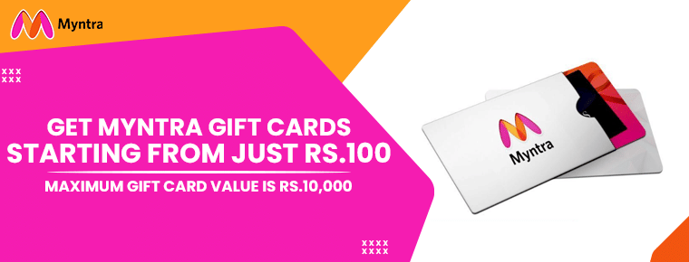 Myntra Gift Card Offer (June 2023): Get Myntra Gift Cards Starting From ...