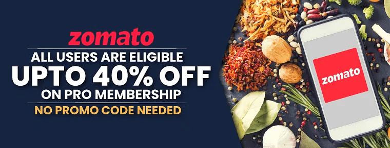 Zomato Coupon Code Today For Existing Users | 60% Off On All Orders