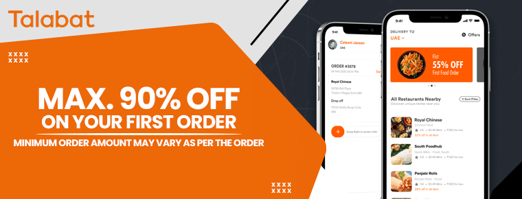 Talabat First Order Promo Code (November 2023) : Avail Up To 90% Off On ...