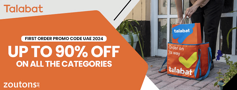 Talabat First Order Promo Code UAE | January 2024 | Up To 90% Off On ...