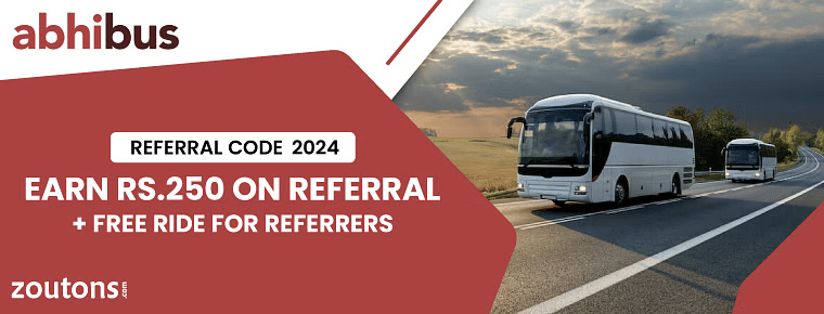 AbhiBus Referral Code | Get Rs.150 Off + Rs.250 Off For Your Friend