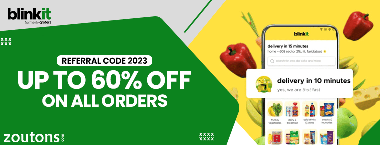 Blinkit Promo Codes & Coupons: Up to 80% Off November 2023