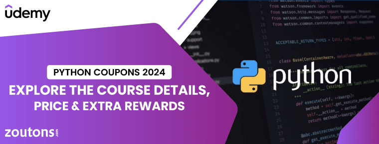 Udemy Python Coupons | Explore Course Details, Price & Extra Rewards