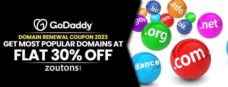 GoDaddy Domain Renewal Coupon | June 2023 | Get Most Popular Domains At ...