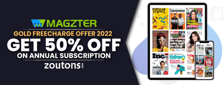 Magzter Coupons & Offers: Up to 60% Off | October 2022 Promo Codes