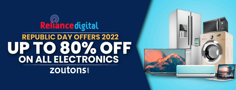 Reliance Digital Coupon Code & Offers: Get 80% Off July 2022
