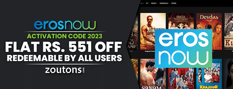 Eros Now Promo Codes & Offers: Up To 80% Off Coupons December 2023
