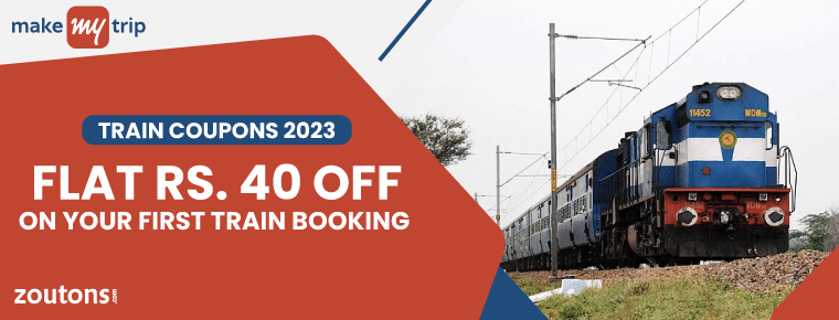 MakeMyTrip Train Coupons (October 2023) | Get Flat Rs. 40 Off On Your ...