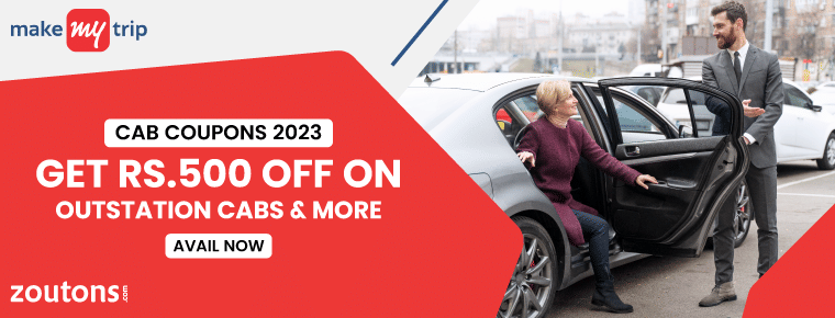 MakeMyTrip Cab Coupons | October 2023 | Get Rs.500 Off On Outstation ...