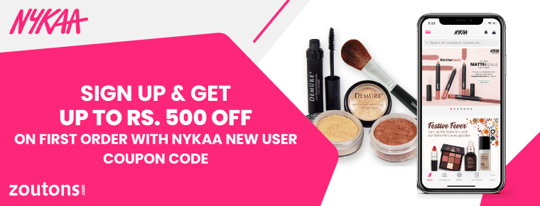 Nykaa New User Coupon Code | Get Up To Rs.500 Off On Your First Order