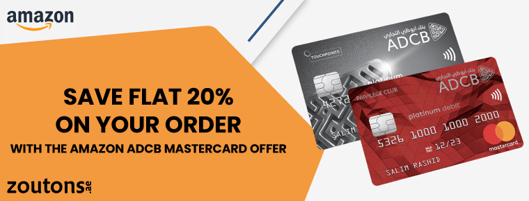 Save Flat 20% On Your Order With The Amazon ADCB Mastercard Offer