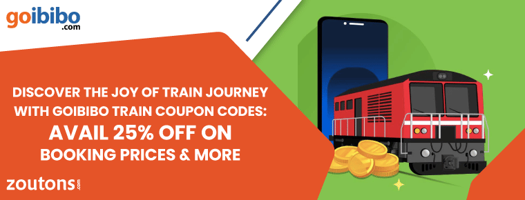 Goibibo Train Coupons | Zero Service Charges, Cancellation Fees & 2X Refund