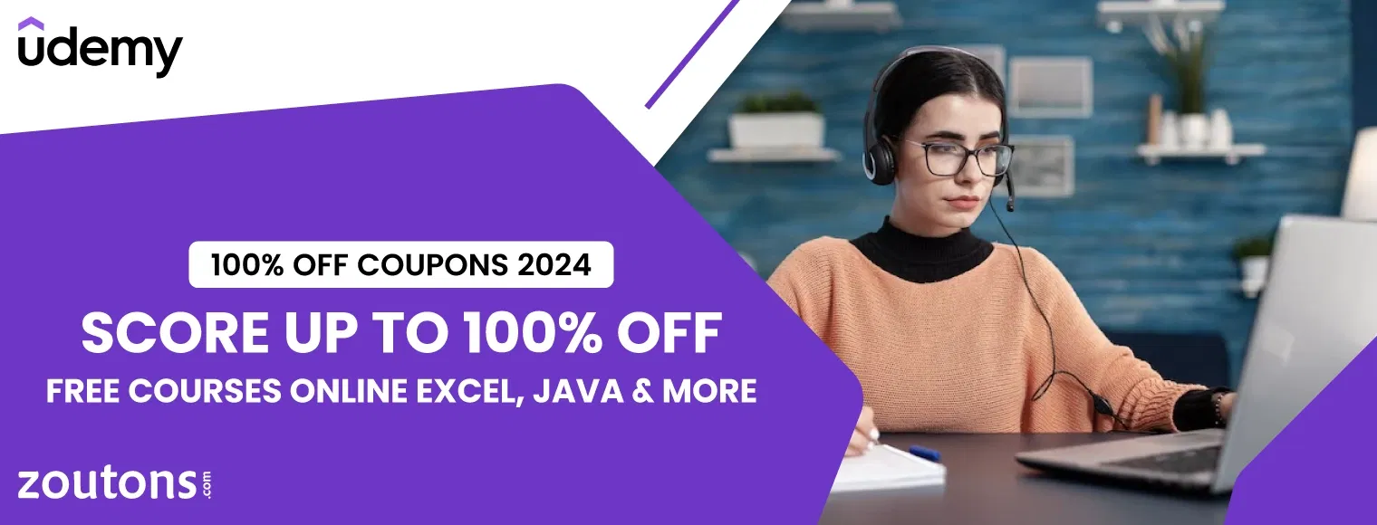 Udemy 100% Off Coupons | Discover Courses For Free