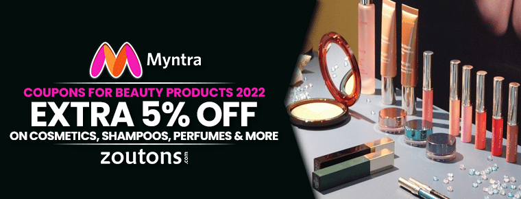 Myntra Coupons For Beauty Products (June 2022) | Get Extra 5% Off On ...