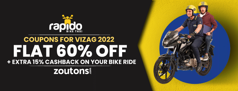 Rapido Coupons & Promo Code: Flat 60% Off | Use Code ZTBIKE August 2022