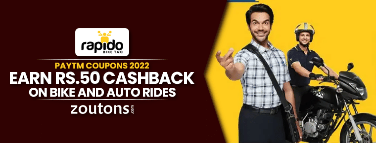 Rapido Coupons & Promo Code: Flat 60% Off February 2023