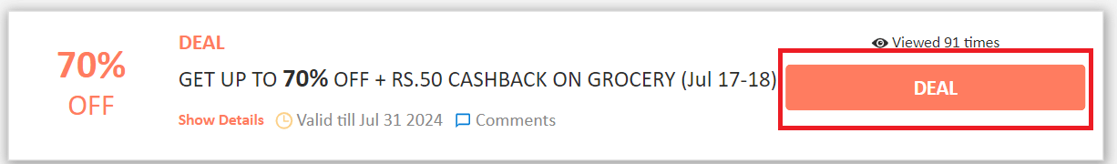 Zepto Offers & Promo Codes: Up to 60% Off + Rs.50 free cash December 2025