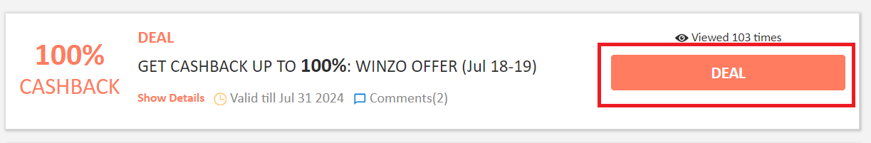 WinZO Promo Codes & Offers: Get 100% Cashback January 2026
