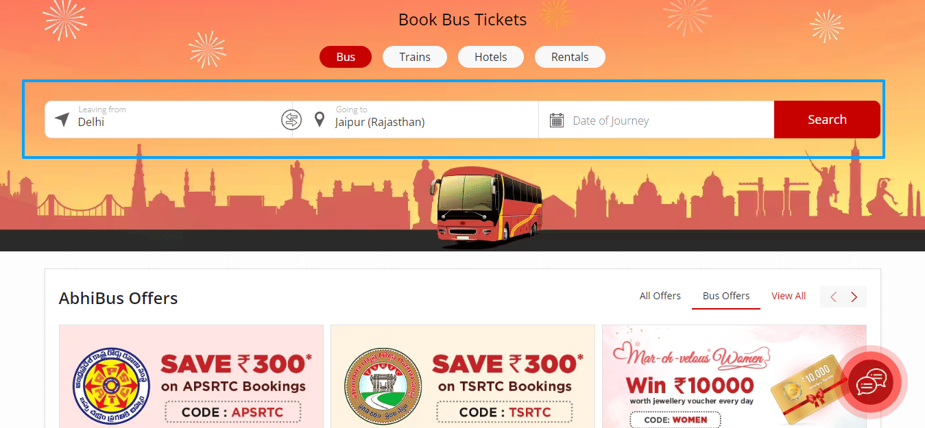 Abhibus Coupons & Offers: Up To Rs.500 Off December 2025