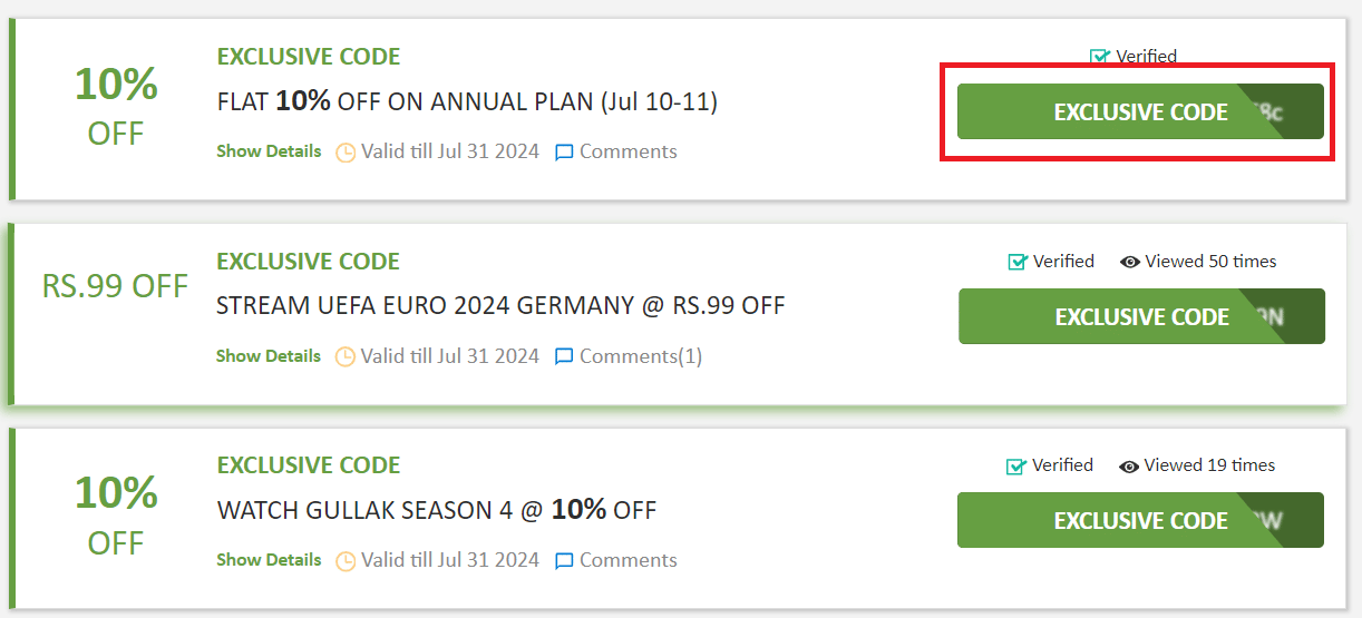 SonyLIV Promo Codes & Coupons: Up to 20% Off December 2025