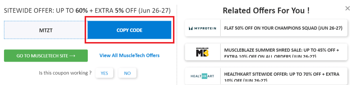 MuscleTech Coupons: Up to 60% off Promo Codes December 2025