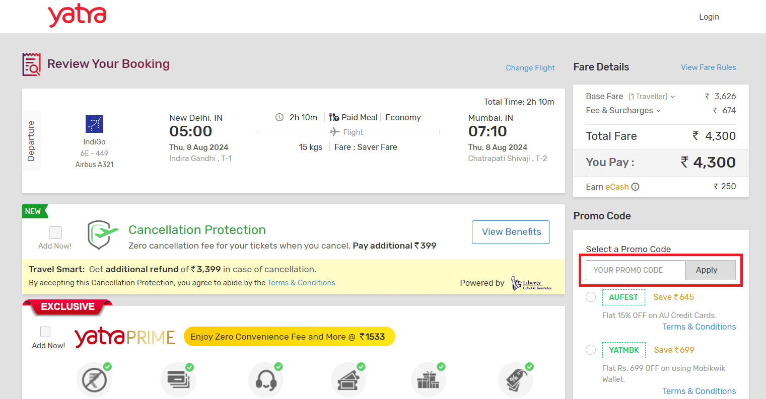 Yatra Promo Codes & Offers: Up to 30% Off January 2026