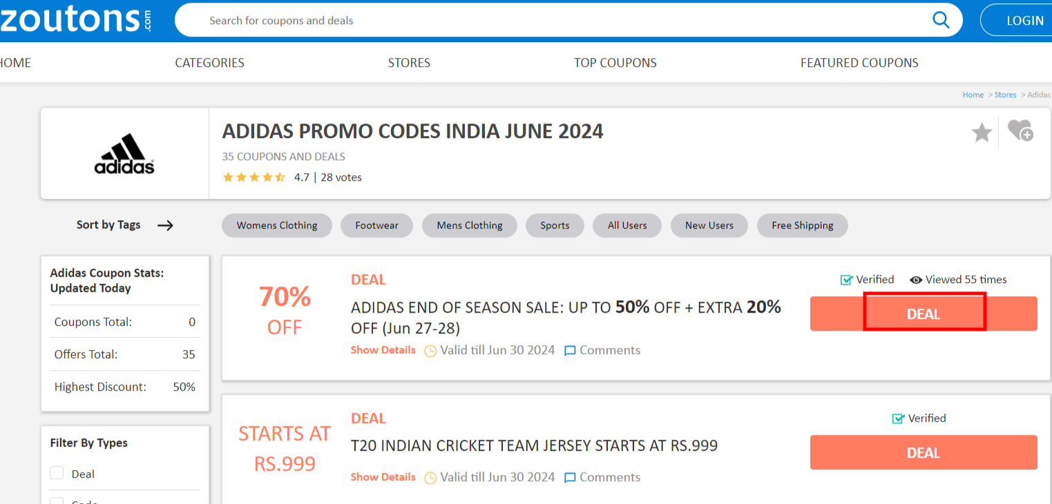 Adidas Promo Codes India: Up to 65% Off Coupon Codes July 2024