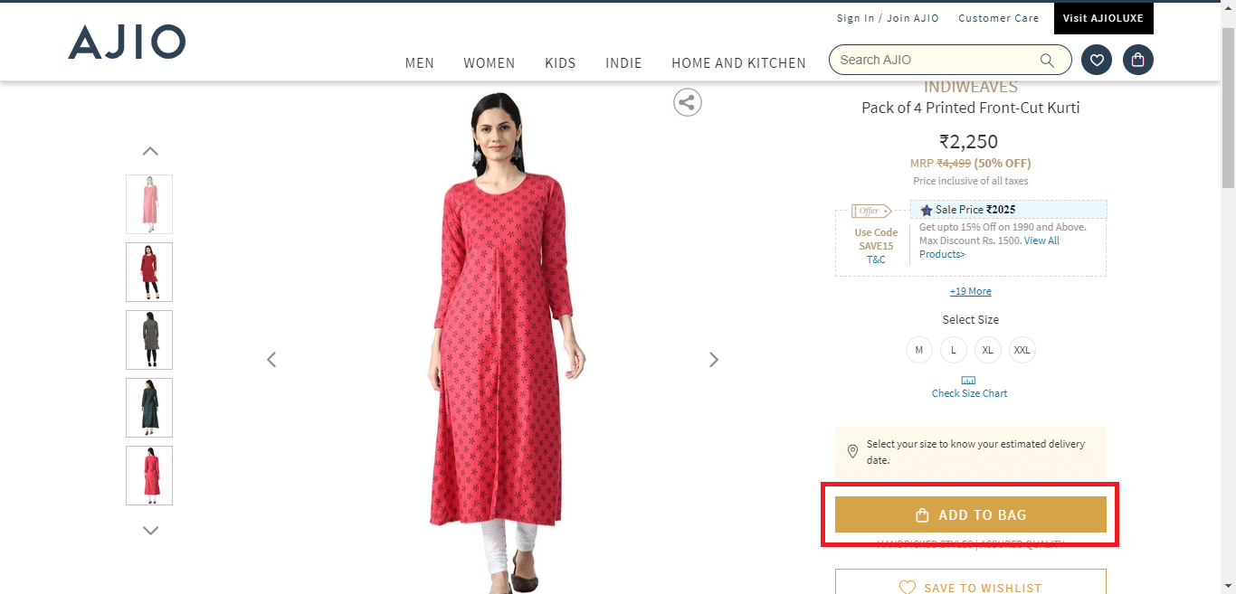 Ajio Coupons & Offers: Get 50%-90% Discount Promo Codes January 2024