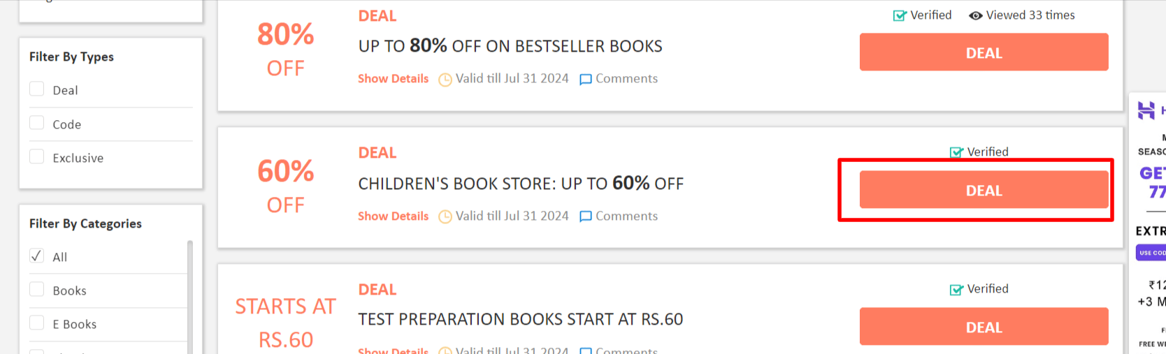 Flipkart Books Coupons & Offers: Up to 90% Off December 2025