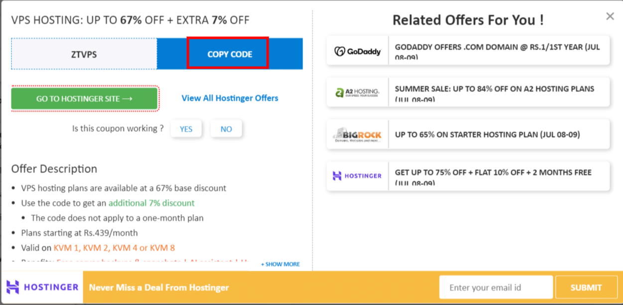 Hostinger Coupon Codes: Upto 77% + Extra 7% OFF December 2025