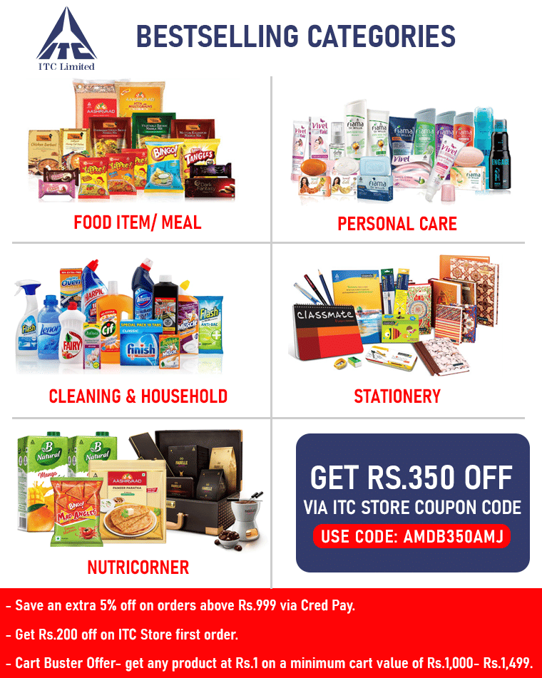 ITC Store Coupon Codes & Offers: Get 50% Off Discount Codes June 2024