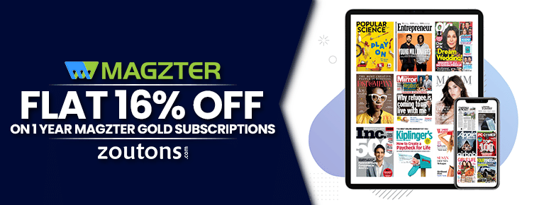 Magzter Coupons & Offers: Up to 60% Off | October 2023 Promo Codes