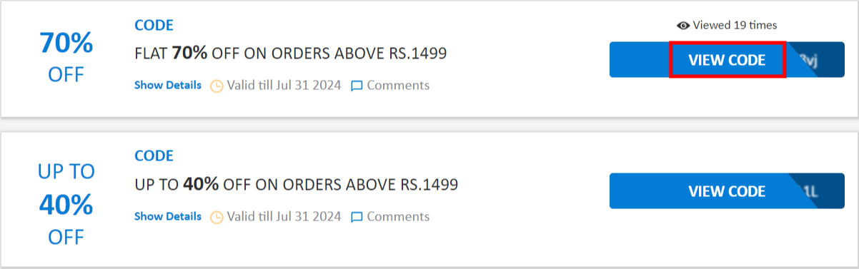 Reliance Trends Offers, Coupons: Up to 50% Off January 2026