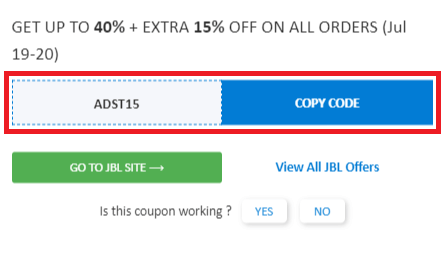 JBL Coupon Codes: Up To 45% Off January 2026
