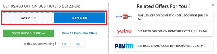 Paytm Bus Coupons & Offers: Get Rs.400 Off November 2025