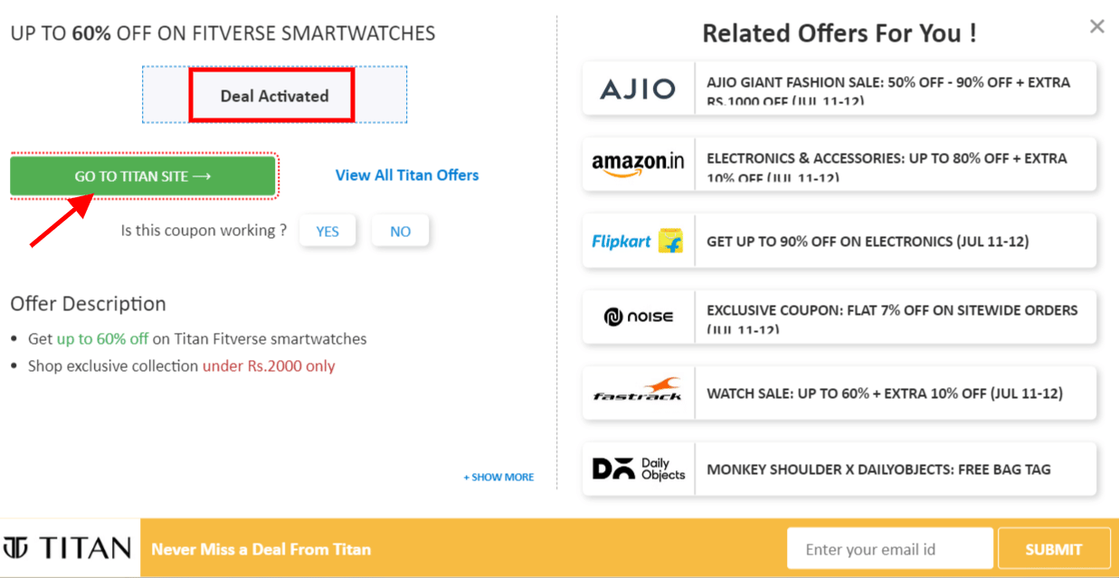 Titan Promo Codes | Up to 60% off December 2025