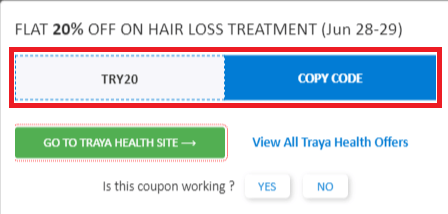 Traya Health Discount Codes: Up to 20% Off December 2025