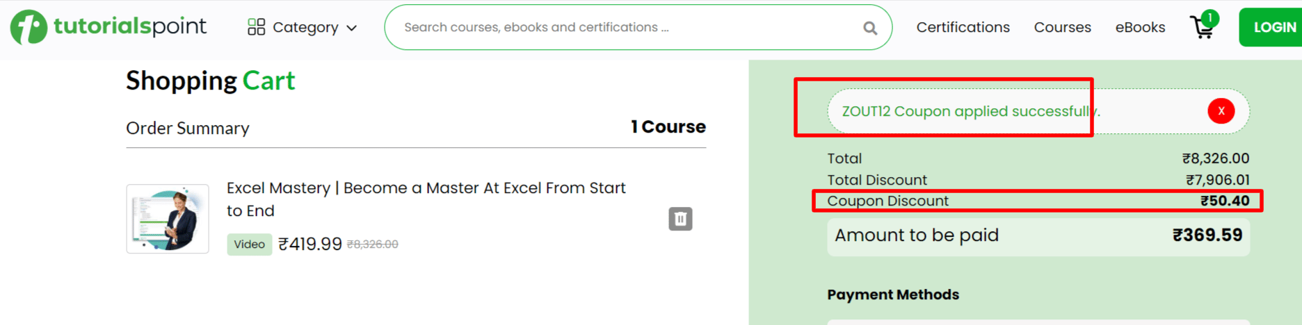 Tutorialspoint Coupon Codes: Up to 80% + 10% Off October 2025