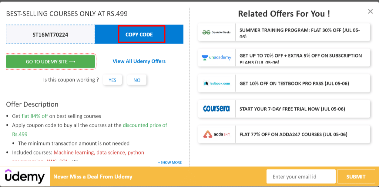 Udemy Coupons: Up to 97% Off On Courses October 2025
