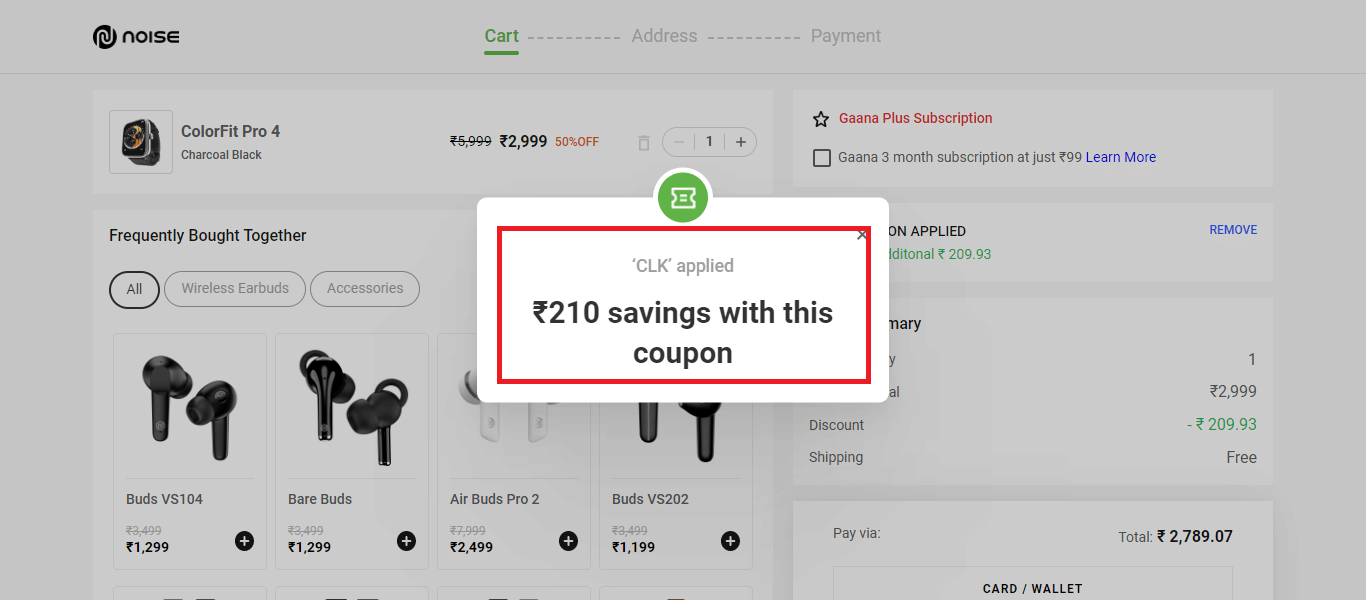 Noise Coupon Codes: Flat Rs.500 Off Discount Codes January 2026