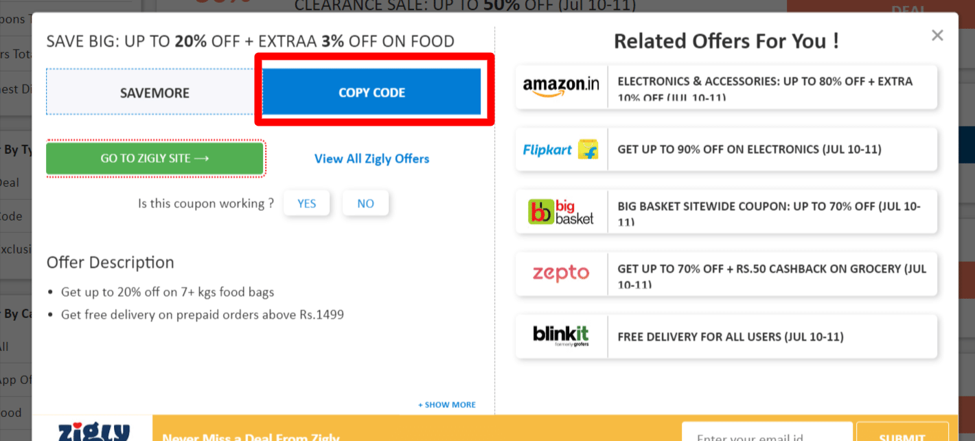 Zigly Coupon Codes & Offers: Up to 50% Off September 2025