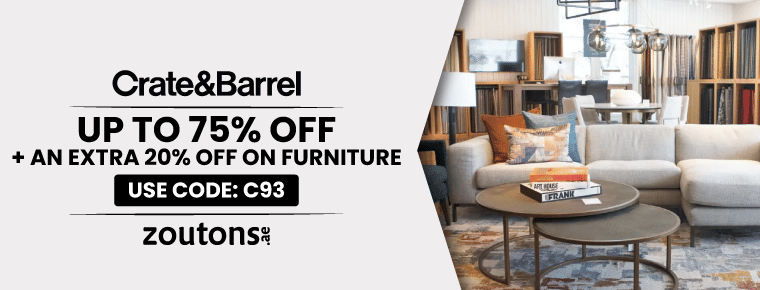 Crate and Barrel Coupons, Offers & Discounts:Up to 75%+ Extra 15% Off ...