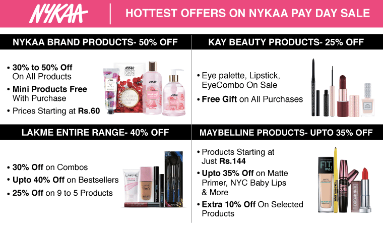 Nykaa Coupons Codes: 70% Off Promo Codes September 2023